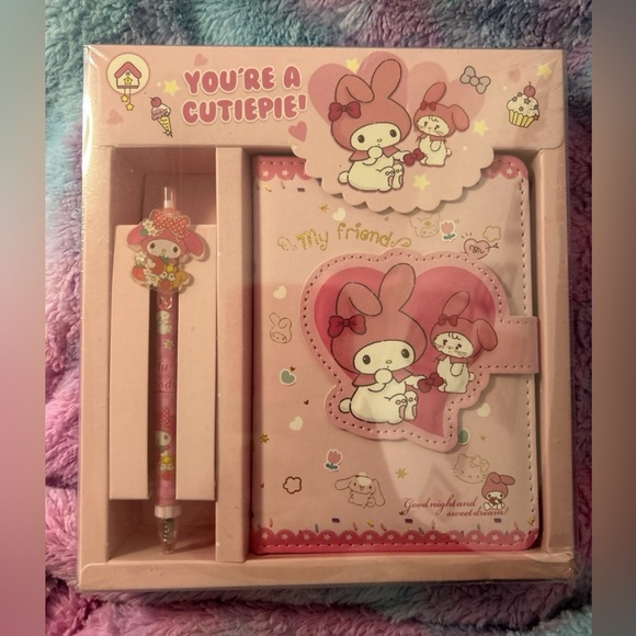 Hello Kitty | Office | My Melody Hello Kitty Notepad And Pen Stationary ...